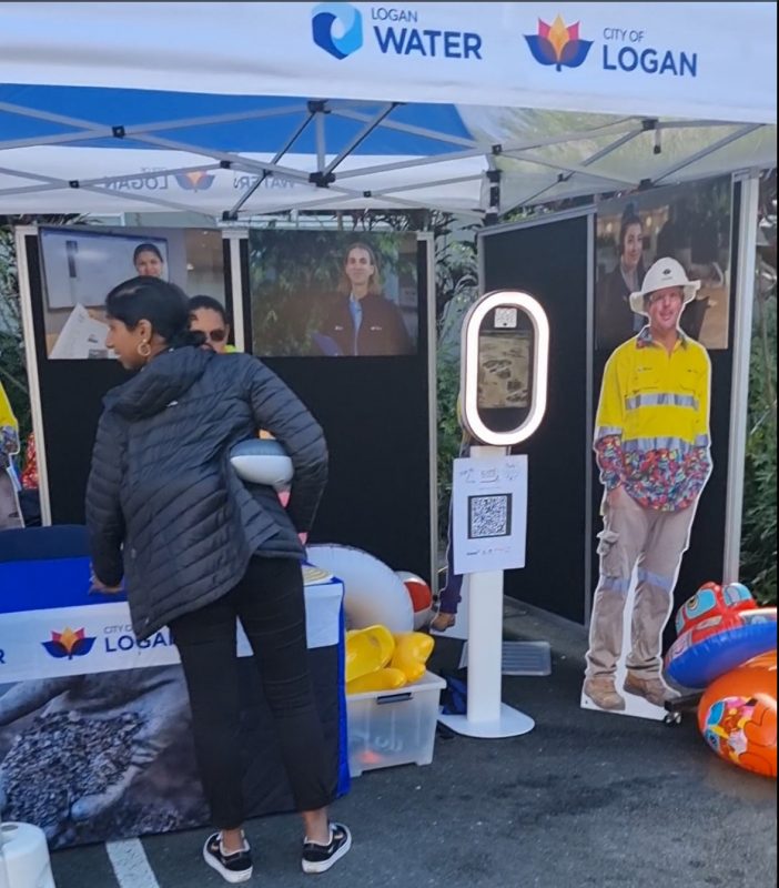 Logan Water Project - A Click Click Photo Booth Installation